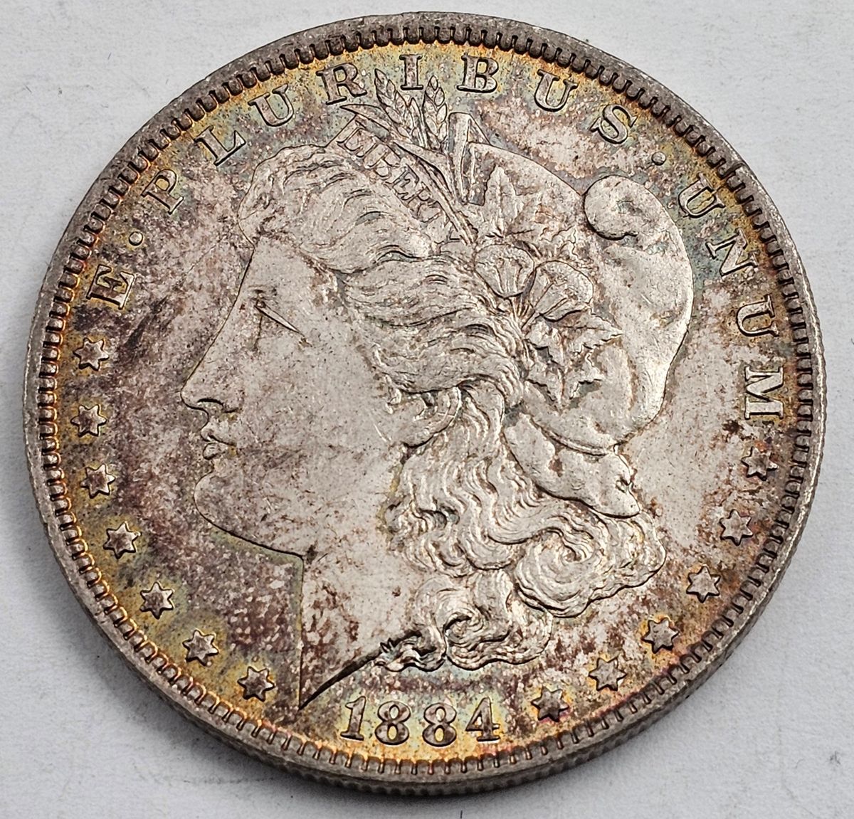 Morgan Dollar 1884 O kv. 01 - Buskerud mynt, gull og sølv v/Frode ...